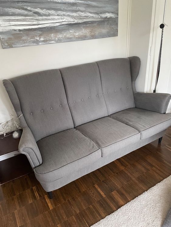 Ikea Sofa Strandmon und Hocker (Gebraucht) in Uster für CHF 20 – nur ...