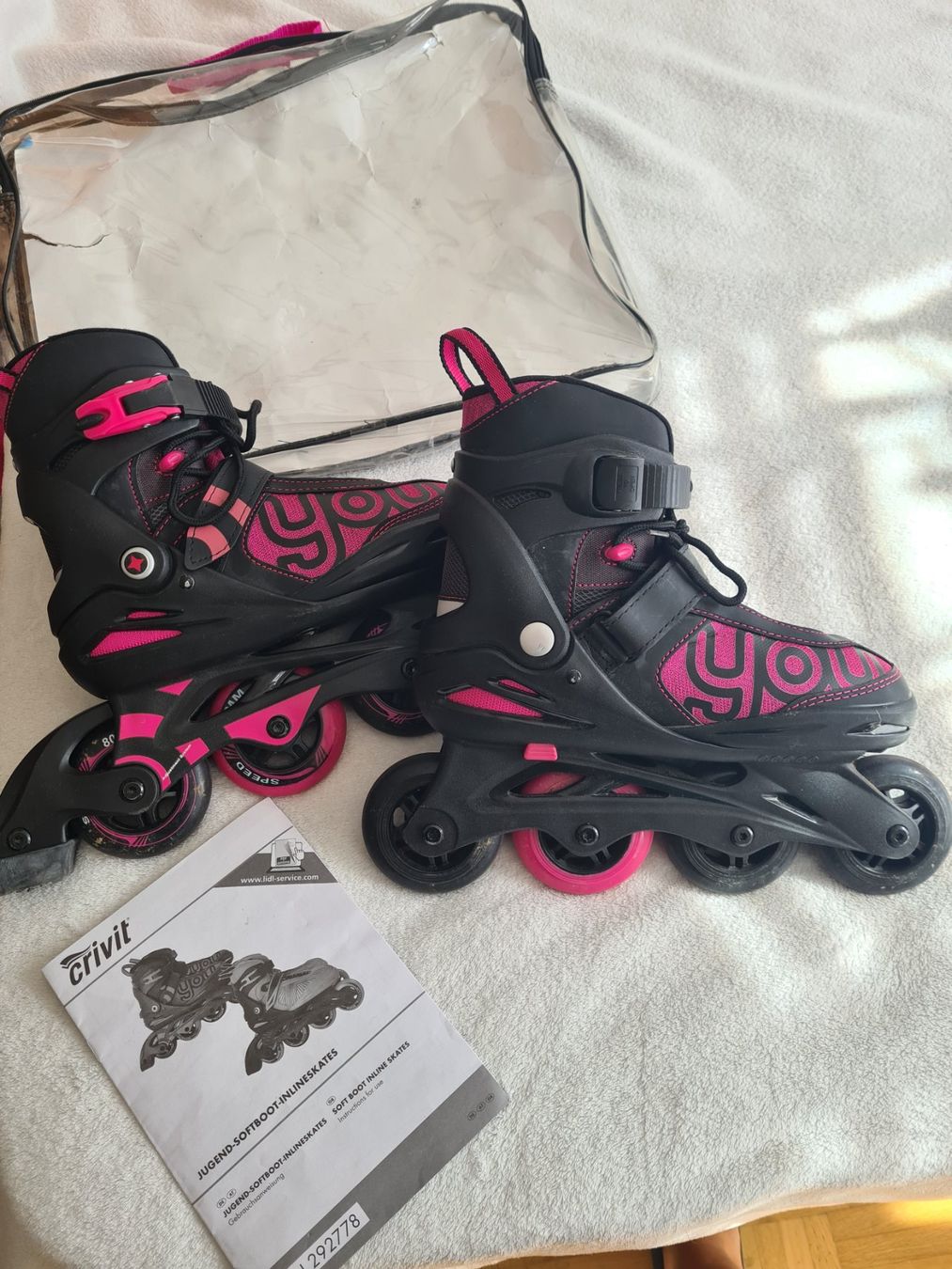 Crivit Inlineskates, Grosse 37-41, Top Zustand, wie neue! (Gebraucht ...
