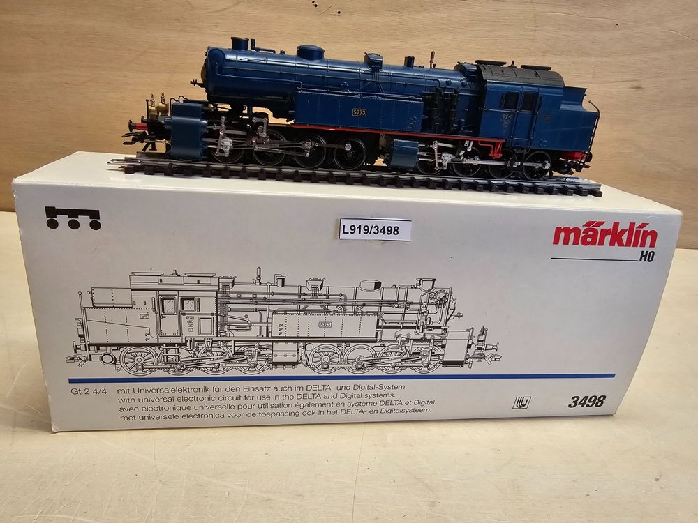 Märklin 3498 - DB Dampflok Gt2 x1/5773, Analog/DELTA/Digital | Kaufen ...