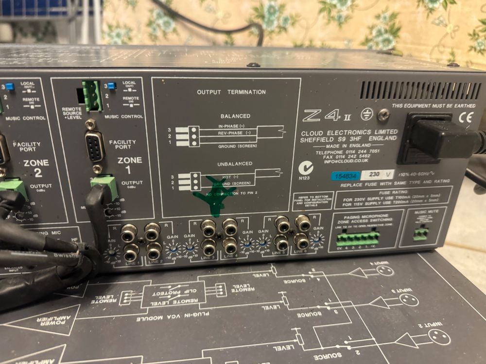 Cloud Z4 ll 4 Zonen mixer und Cloud CX-A4 Verstärker (Gebraucht) in Trimbach für CHF 299 – nur ...