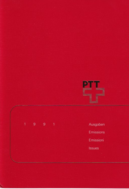 PTT Ausgaben 1991, rot, Sammlerzustand! ungestempelt (Neu und ...