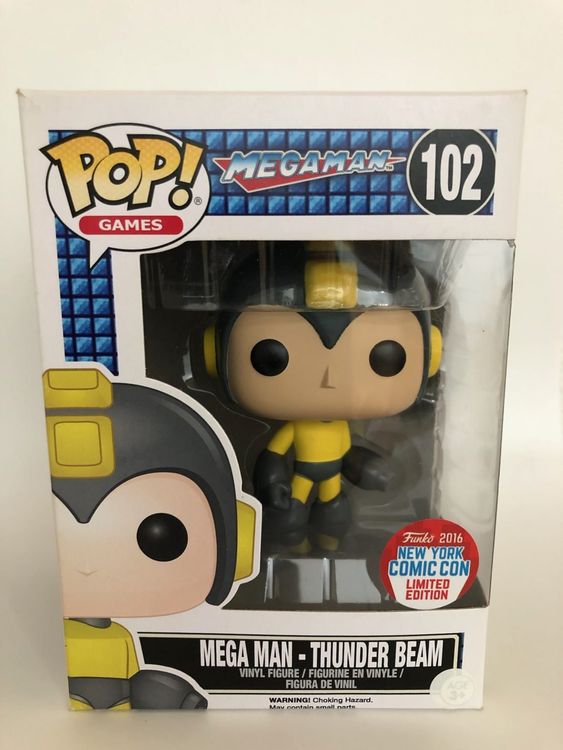 Funko POP! Games Mega Man - Mega Man Thunder Beam Comic 2016 (Neu und ...