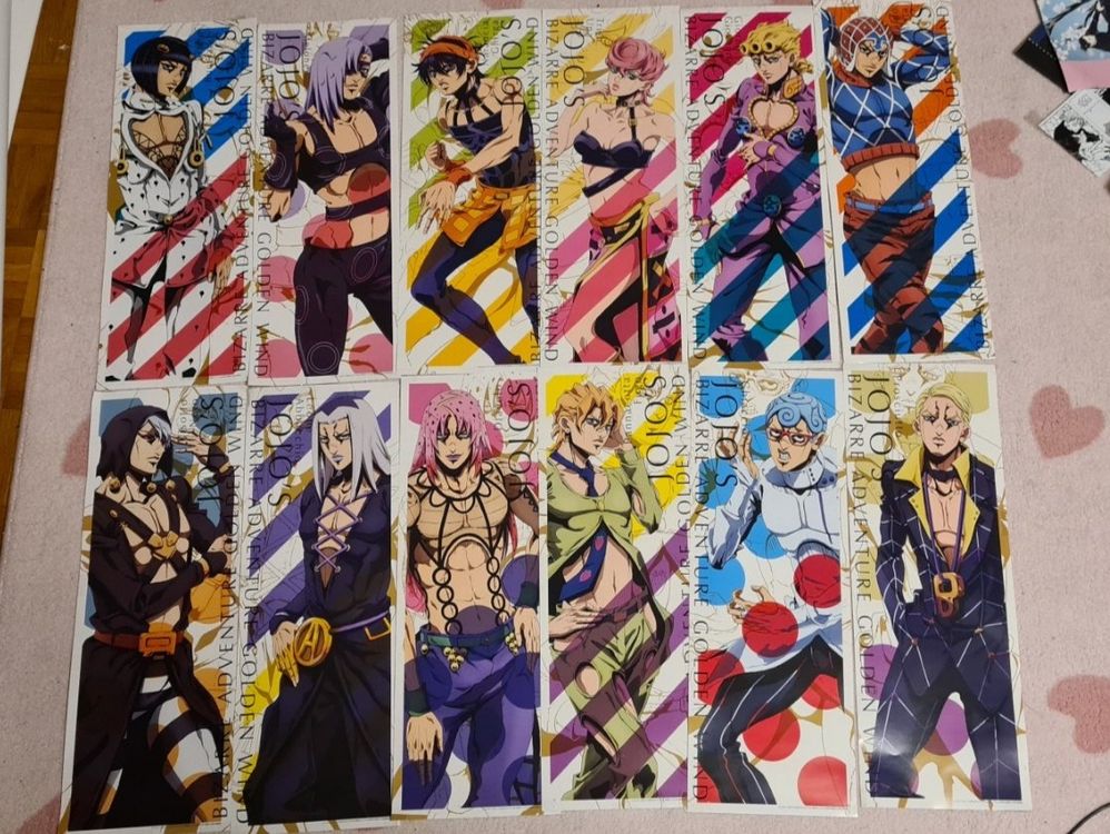 12 JoJos Bizzare Adventure Golden WInd Poster (Gebraucht) in Tägerwilen ...