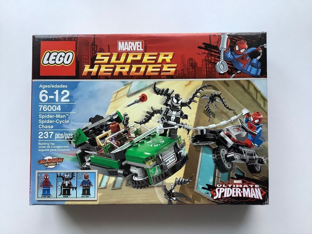 Lego 76004 Super Heroes Spider-Cycle Chase NEU/OVP (Neu und ...