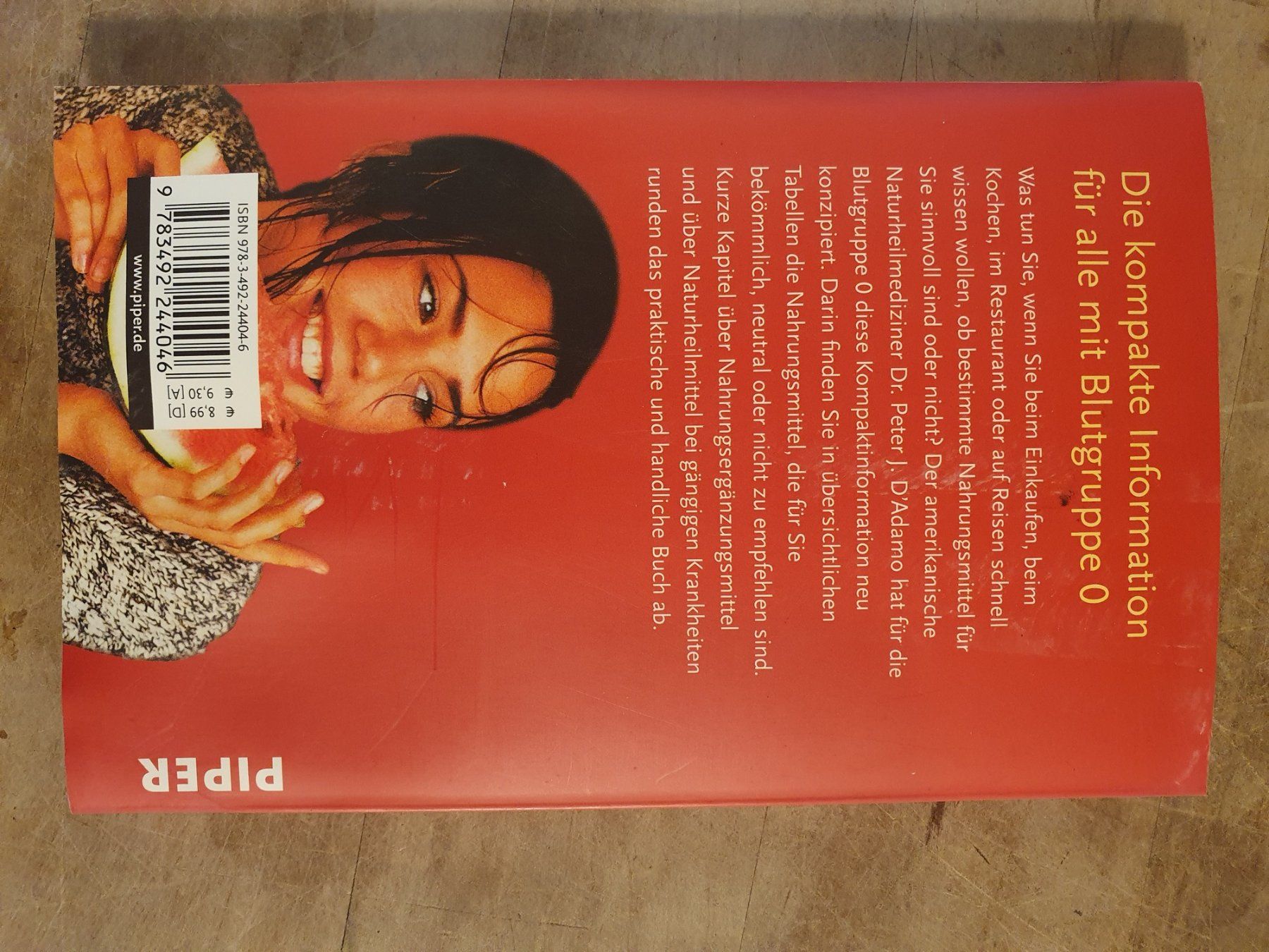 Das Original Blutgruppenkonzept Peter J. Dadamo Cahterine Wh (Gebraucht ...