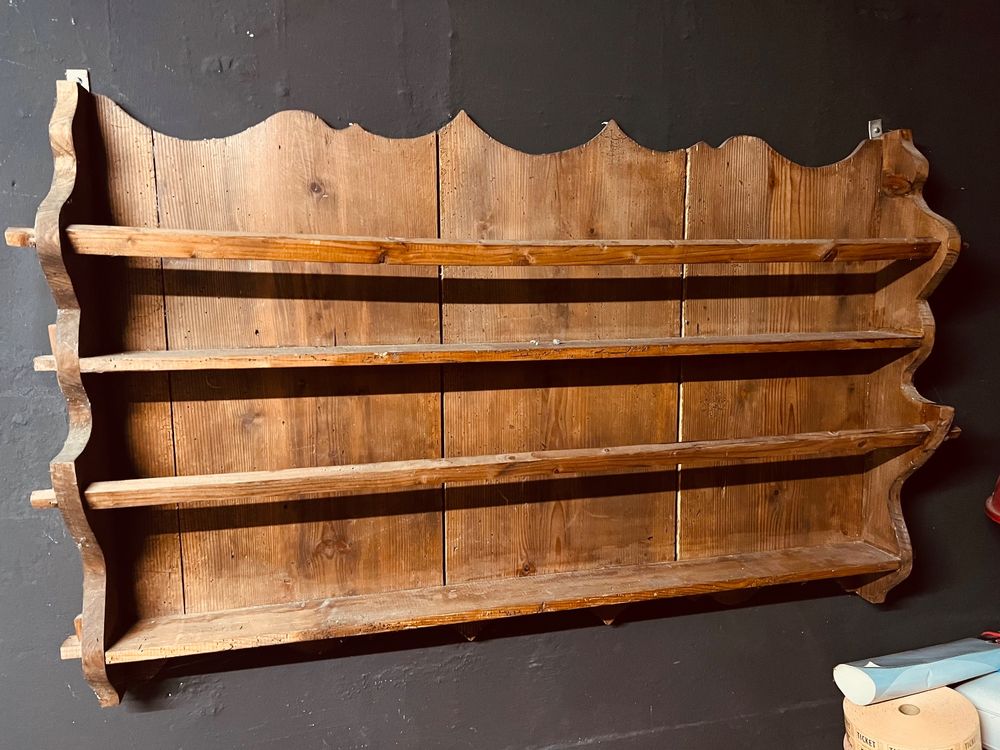 Wandregal Antik braun Holz | Kaufen auf Ricardo
