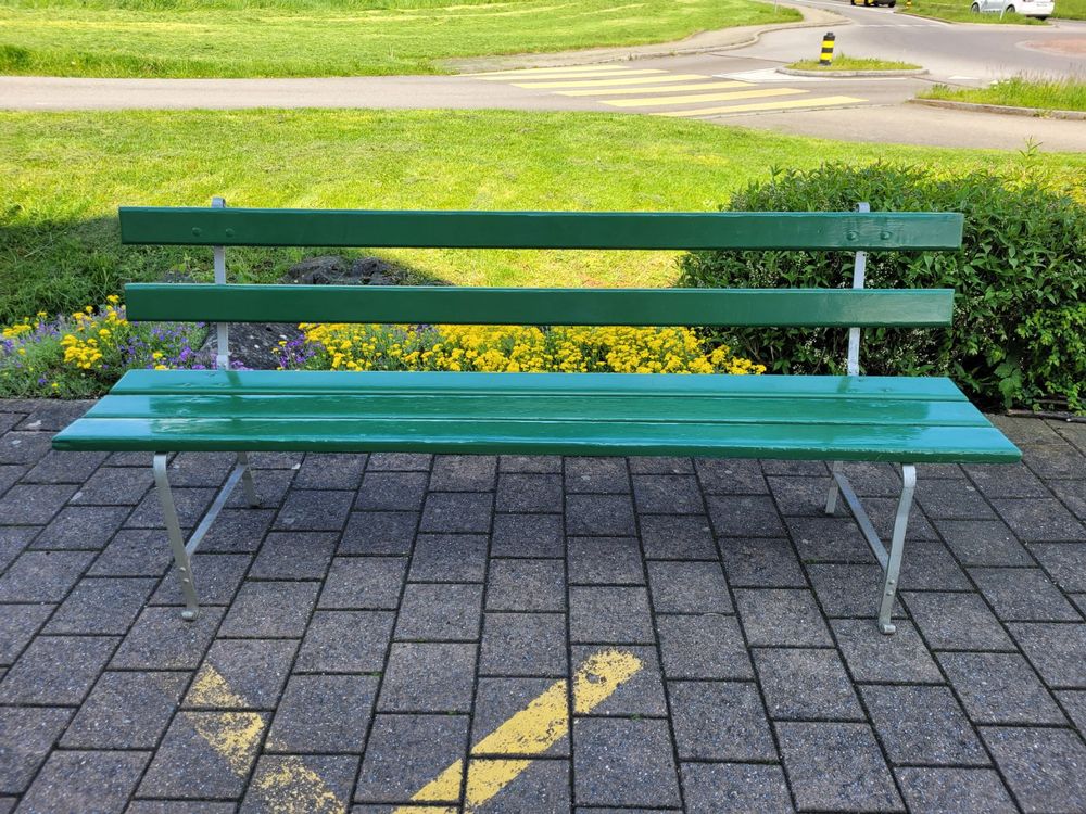 Antik Gartenbank Holzbank Sitzbank Outdoor Bench 203cm | Kaufen auf Ricardo