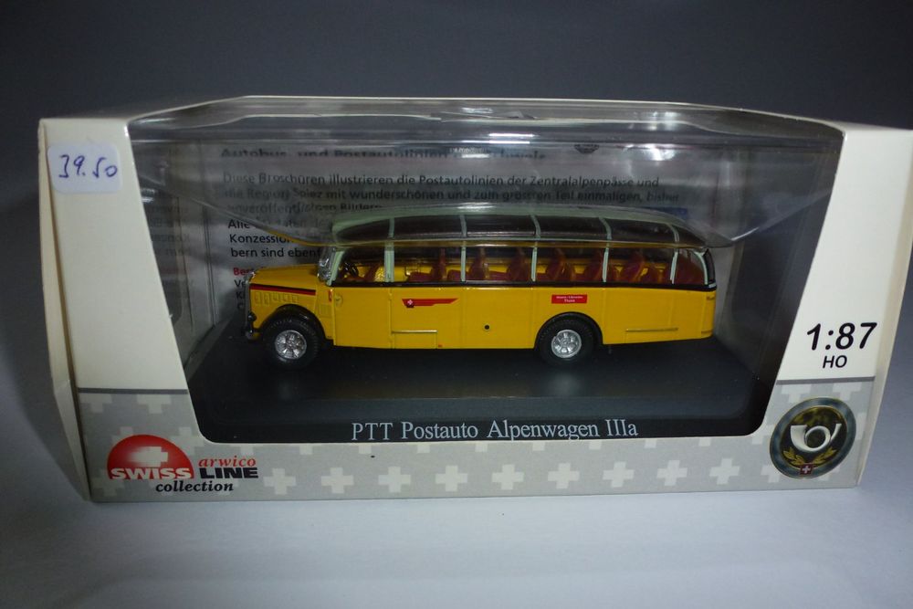 PTT Postauto Alpenwagen Saurer 4LC IIIa Swiss arwico 1:87 H0 | Kaufen ...