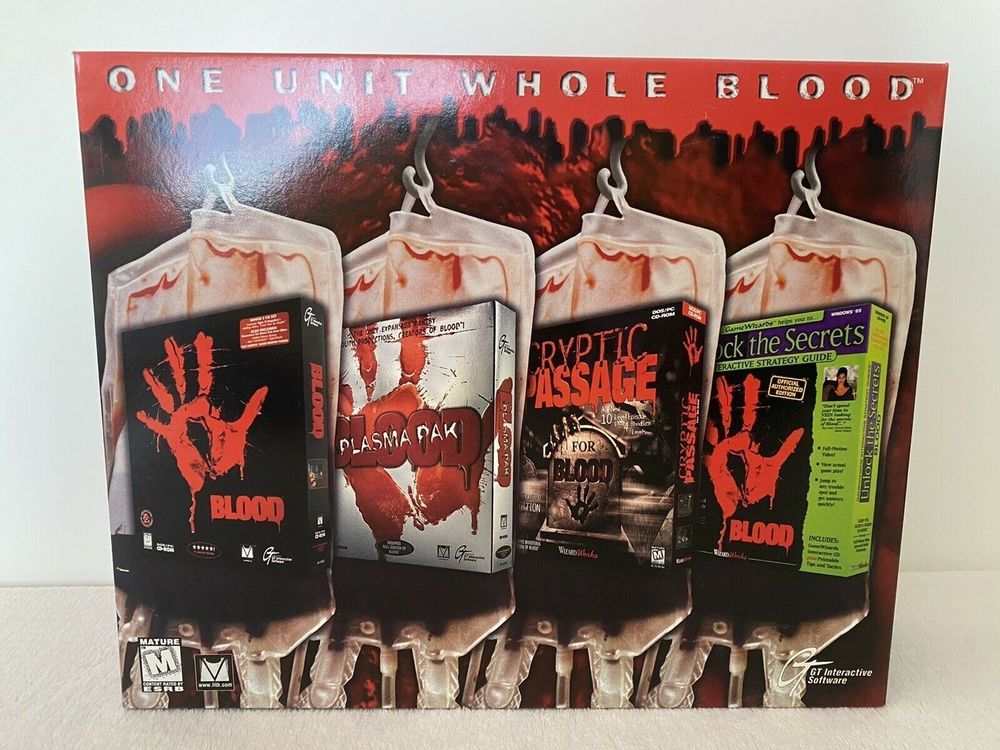 Blood One Unit Whole Blood PC Game Big Box US Version (Neu (gemäss ...
