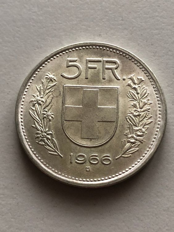 5 Fr. 1966 | Kaufen auf Ricardo