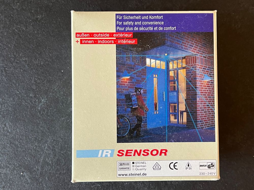 Steinel IR Sensor Bewegungsmelder IS 360 D Trio | Acheter sur Ricardo
