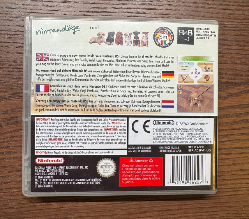 Nintendogs Nintendo DS Spiel 🐶🐕‍ (Gebraucht) in Lenzburg für CHF 4.95 ...