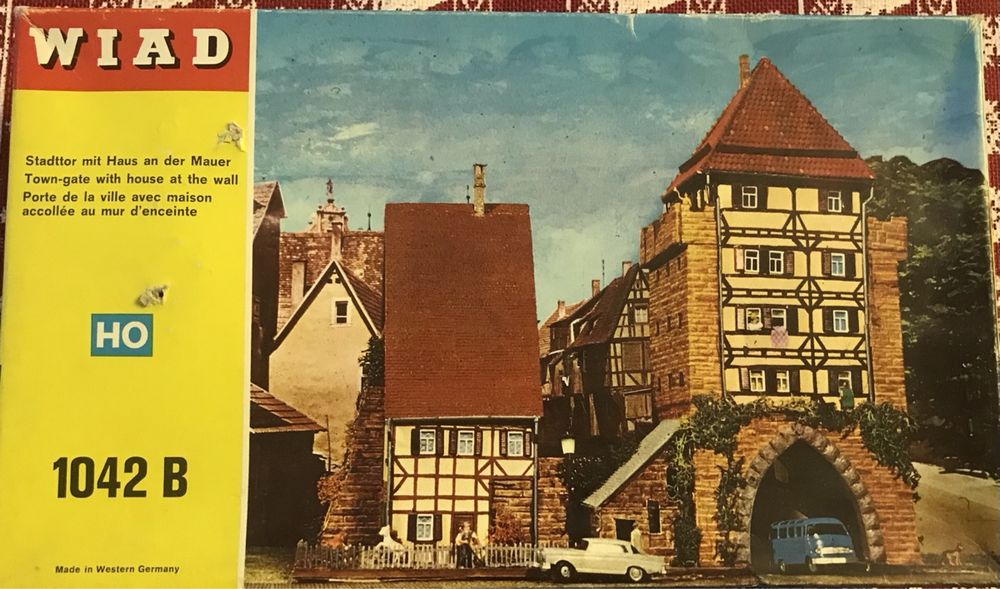 Bausatz HO altes Stadttor mit Haus an der Mauer WIAD 1942B (Gebraucht ...