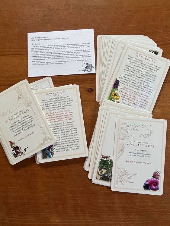 Feenkarten von Marcia Zina Mager. 49 Karten und Anleitung. | Kaufen auf ...