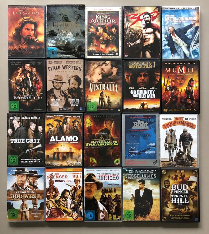 20 DVD‘s (Gebraucht) in Sargans für CHF 1 – mit Lieferung auf Ricardo ...