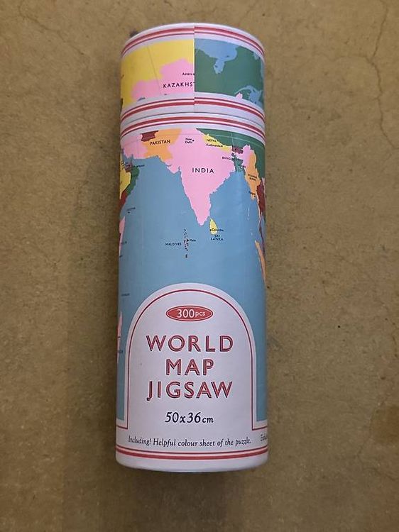World Map Puzzle in hübscher Box (Gebraucht) in Cham für CHF 5 – mit ...