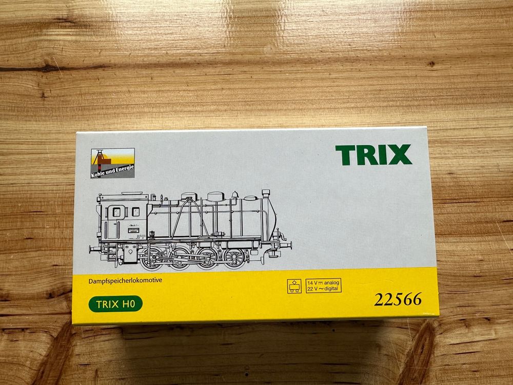 Trix 22566 Dampfspeicher Lok H0 GS (Neu und originalverpackt) in ...