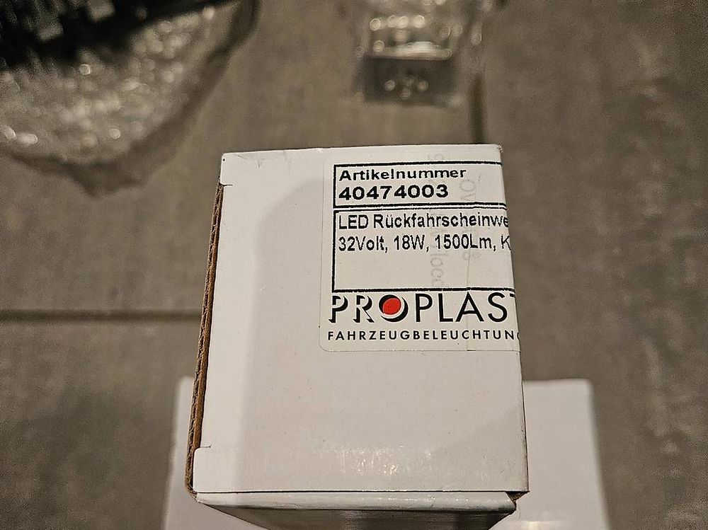 Proplast LED-Arbeits- und Rückfahrscheinw. 12/24 V (Neu (gemäss ...