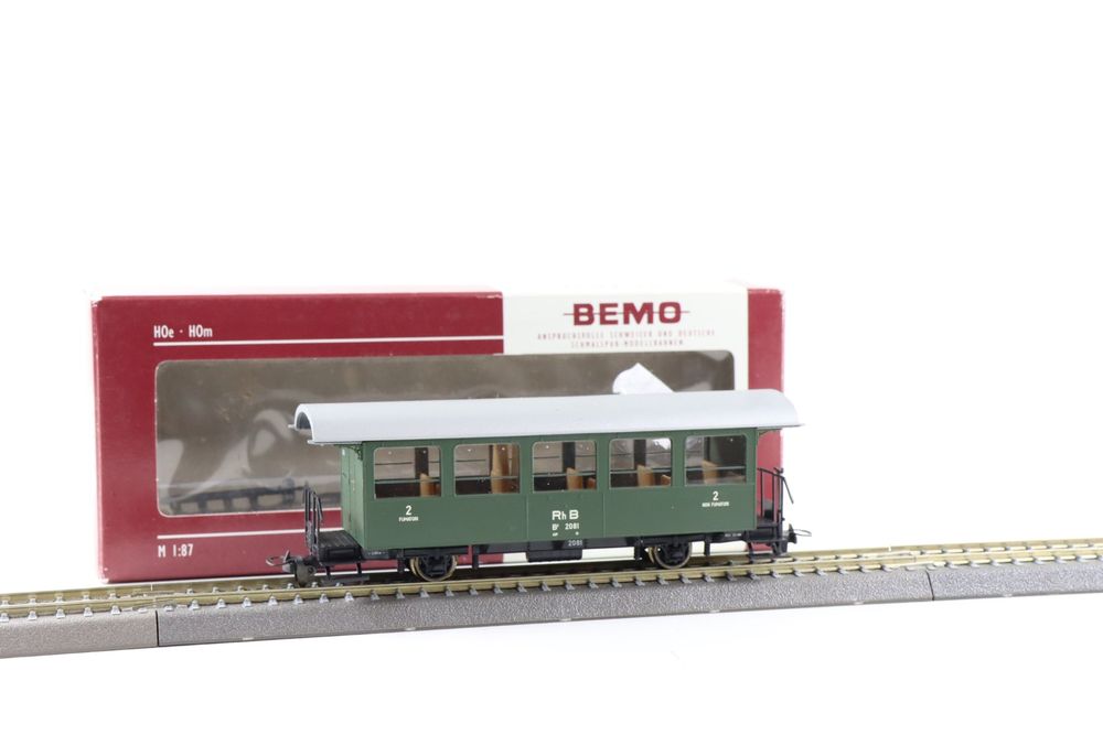 Bemo 3238 121 RhB B 2081 Zweiachser-Personenwagen H0m (Gebraucht) in Ried (Muotathal) für CHF 49 ...