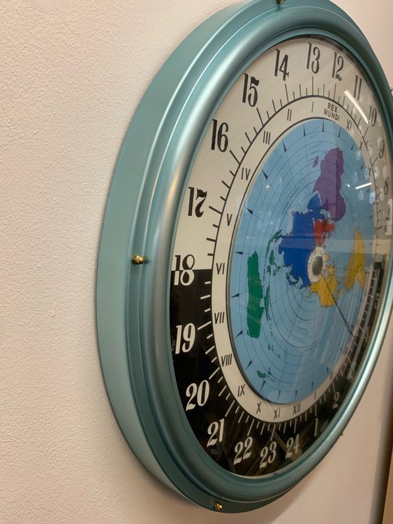 Très rare l’horloge mural REX MUNDI 1968 JO Mexico (Gebraucht) in Biel ...