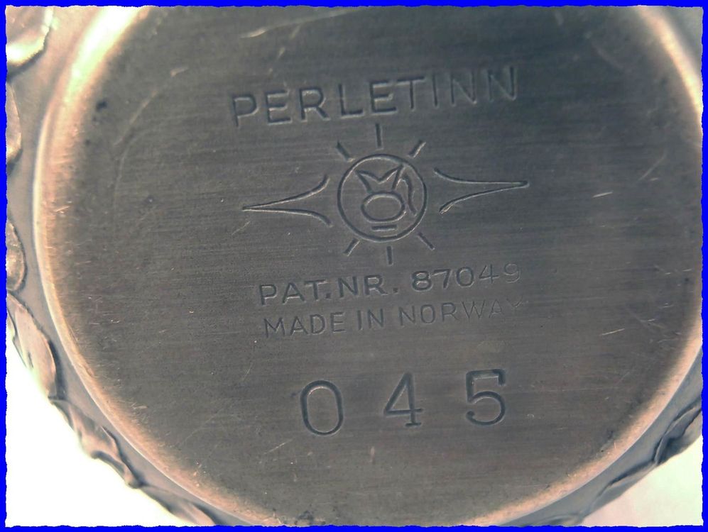 edle ZINNVASE - OSLO METALL "Perletinn" - 70er-Jahre | Kaufen auf Ricardo