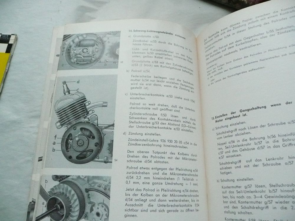 VICTORIA DKW EXPRESS VICKY M50 MONTAGEANLEITUNG MOTOR 899266 (Gebraucht ...