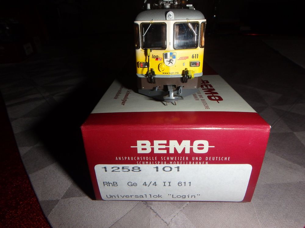 Bemo RhB Ge 4/4 611 Login/analog 1258101 | Kaufen auf Ricardo