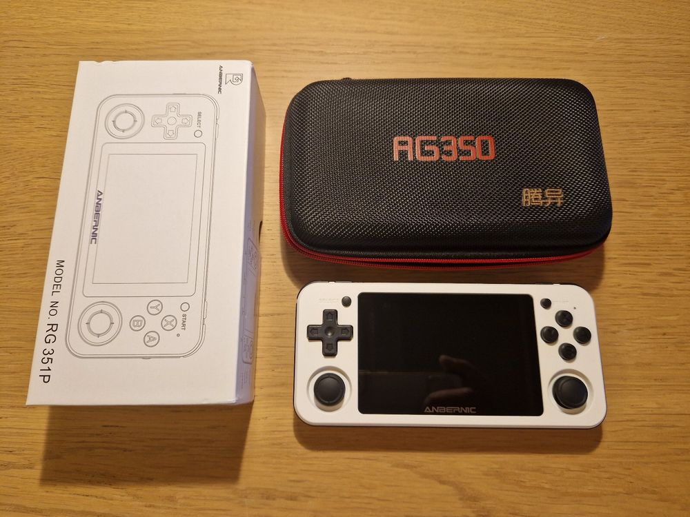 ANBERNIC RG351P Retro Handheld inkl. vielen Games und Tasche (Neu ...