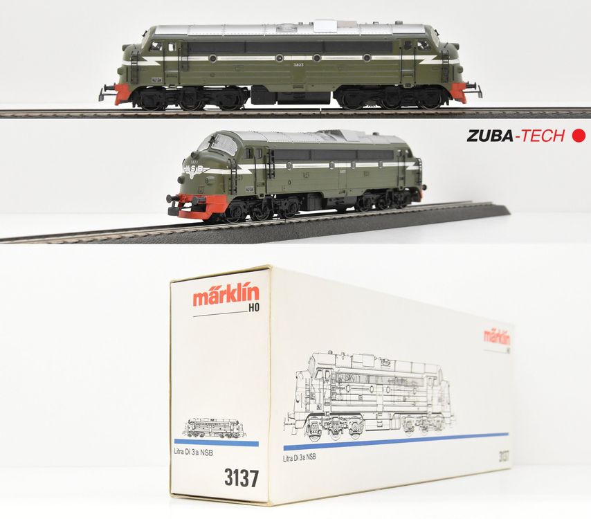 Märklin 3137 Diesellok Serie Di 3 NSB H0 WS Analog mit OVP | Kaufen auf Ricardo