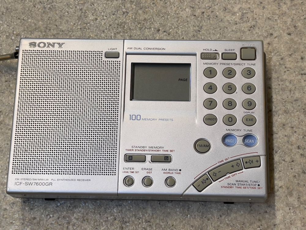 Sony ICF-SW7600GR Weltempfänger | Kaufen auf Ricardo