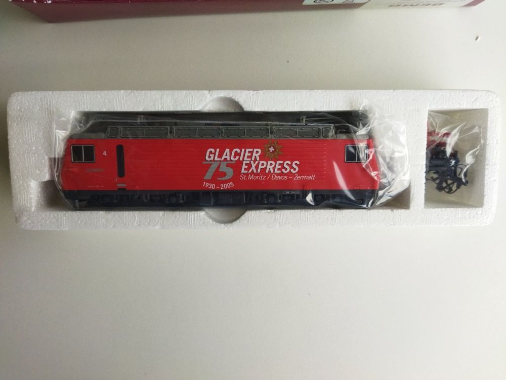 Zahradlok HGe 4/4 II "75 Jahre Glacier Express" von BEMO H0m | Kaufen auf Ricardo