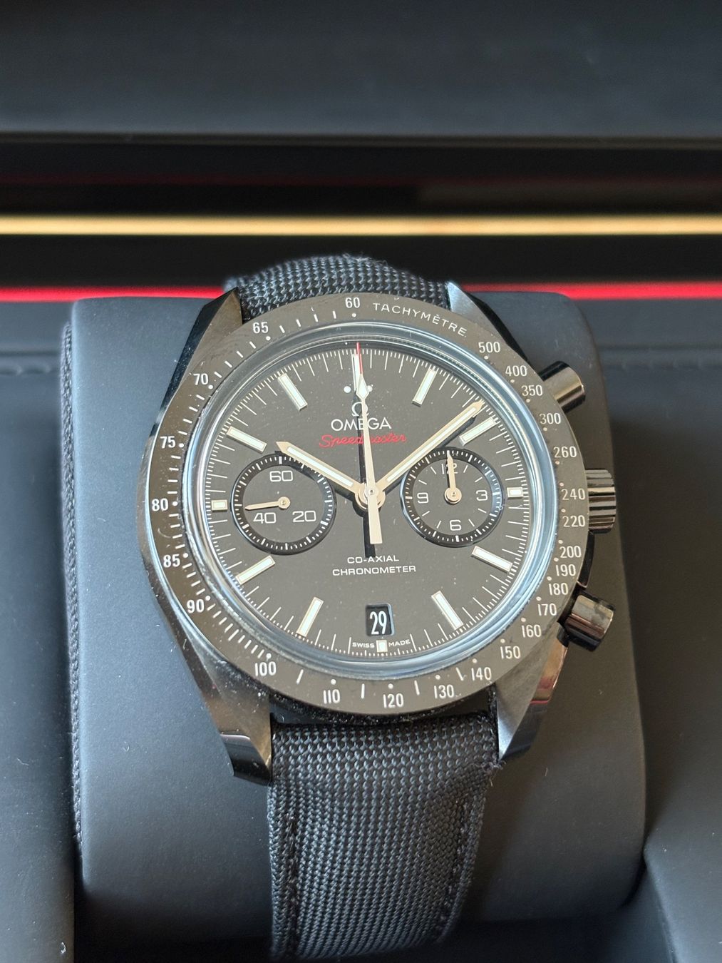 Omega Speedmaster Dark Side of the Moon - mit Faltschliesse (Gebraucht ...