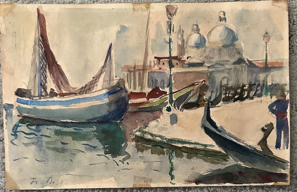 Südländische Küsten Szene Aquarell Monogr (Gebraucht) in Root für CHF 5 – mit Lieferung auf ...