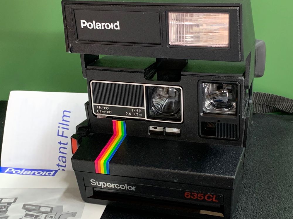 Polaroid Supercolor 635CL mit neuem Film und Originalschacht | Kaufen ...