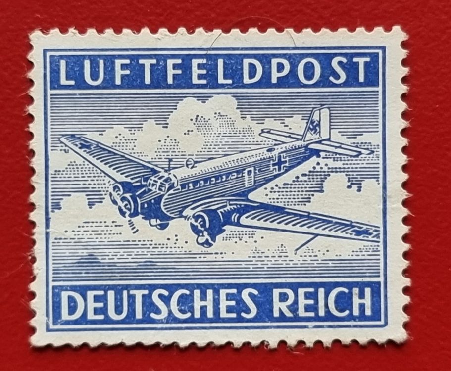DEUTSCHES REICH FLUGPOST LUFTFELDPOST GEZÄHNT OHNE GUMMI* (Neu (gemäss Beschreibung)) in ...