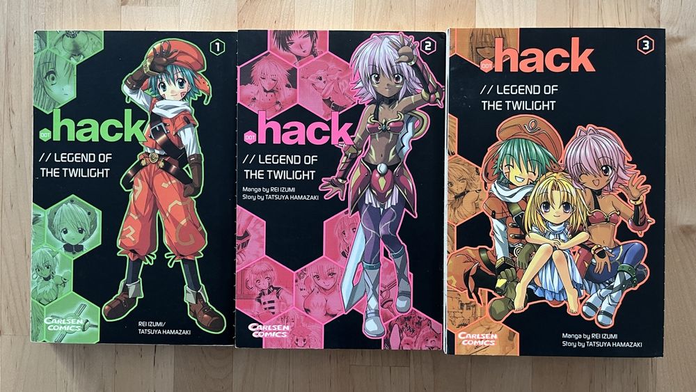 .hack//Legend of the Twilight, Manga, Band 1-3, Komplett (Neu (gemäss ...