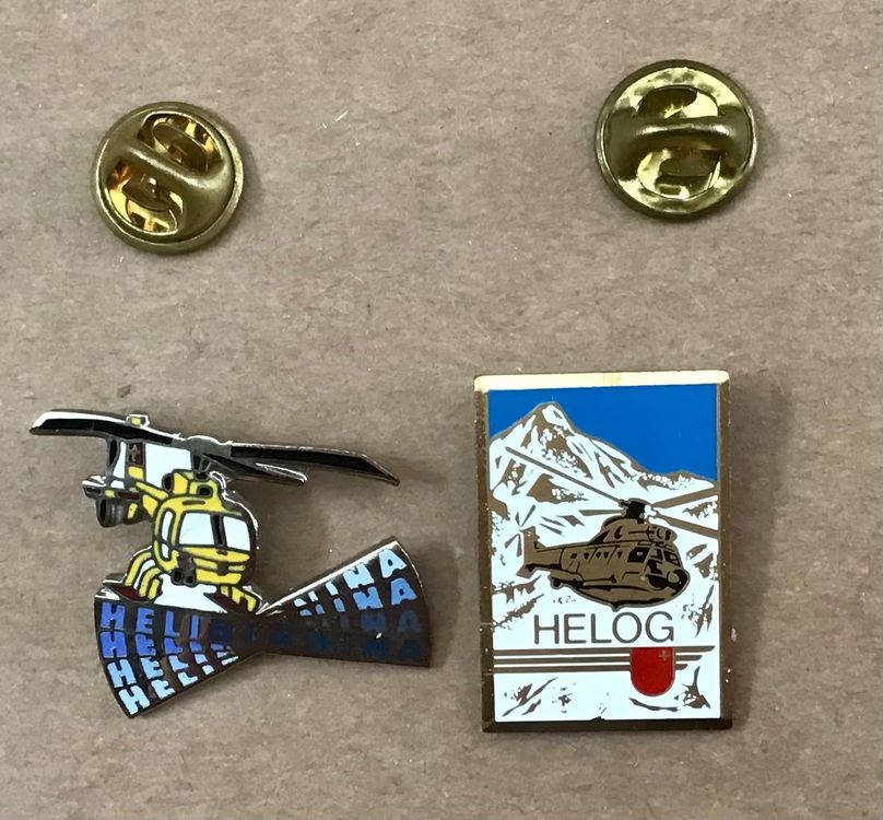 2 Helikopter Pin: Heli Bernina und Helog | Kaufen auf Ricardo