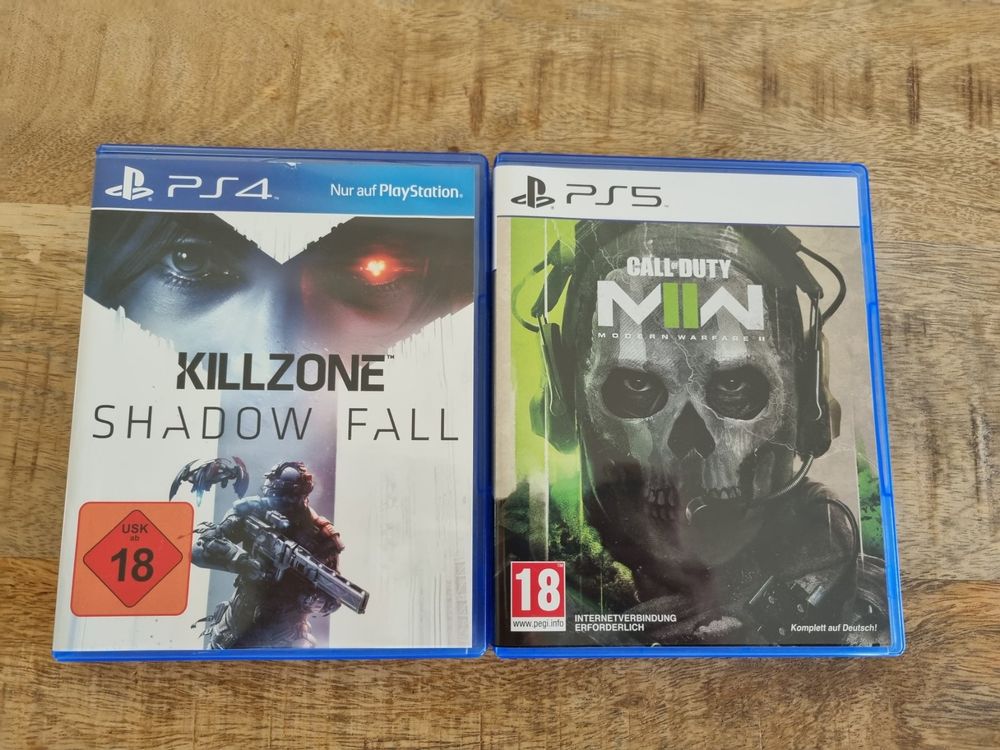 Call of Duty Modern Warfare 2 + Killzone Shadow Fall PS5 (Neu (gemäss ...