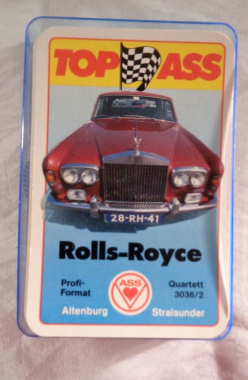 Auto Quartett - Rolls Royce / 32 Karten ab Fr. 5.- (Gebraucht) in ...