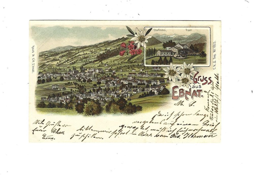 Gruss aus Ebnat Litho (Gebraucht) in Wetzikon ZH für CHF 15 – mit Lieferung auf Ricardo kaufen