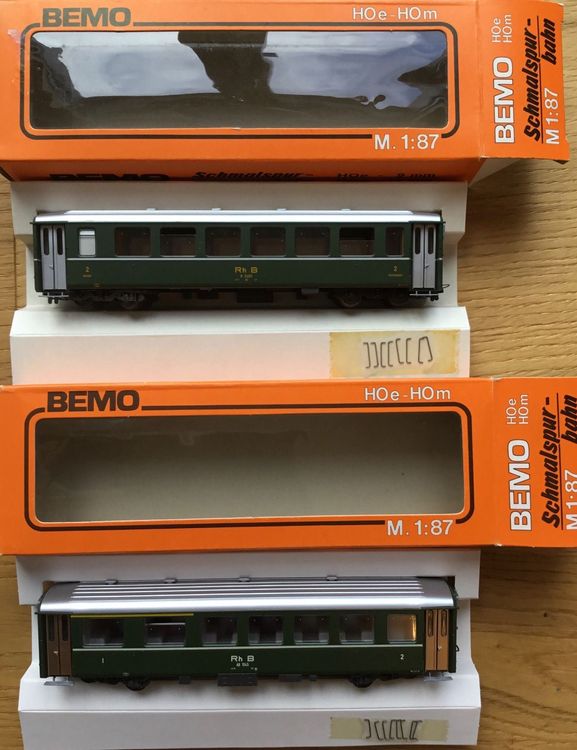 Bemo RhB 2 Personenwagen grün | Kaufen auf Ricardo