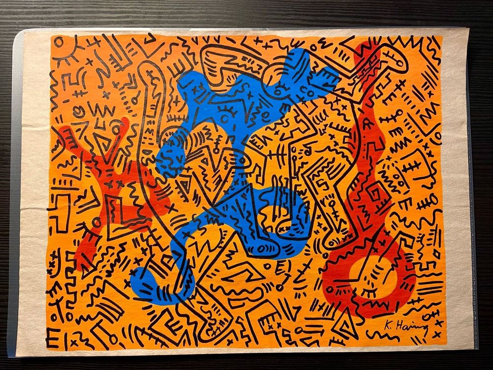 Keith Haring - Original - Ohne Titel - 1986 (Gebraucht) in Zürich für ...