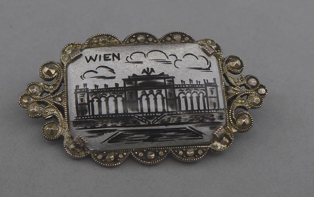 Brosche 800 Silber aus Wien um 1910 (Antik) in Muri AG für CHF 30 – mit ...