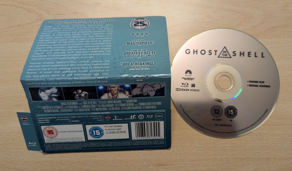 Ghost in the Shell - Blu-Ray (Gebraucht) in Oftringen für CHF 3 – mit Lieferung auf Ricardo kaufen