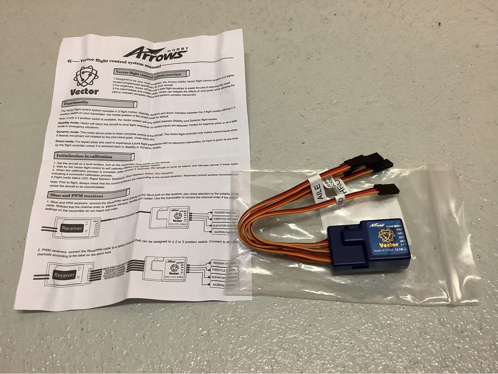 Arrows Hobby Vector 3-Axial Stabi für Flugzeuge, neu und OVP (Neu und ...