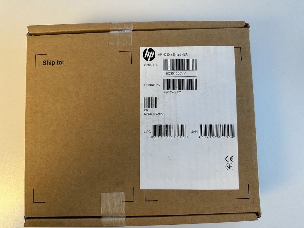 HPE H240ar Smart Host Bus Adapter, PN: 726757-B21 | Kaufen auf Ricardo