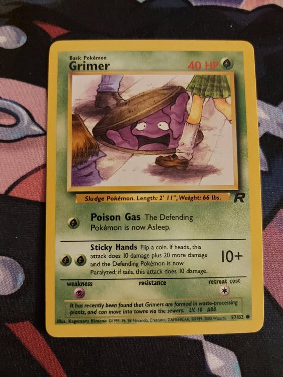 Grimer 57/82 team rocket 1995 (Gebraucht) in für CHF 1 – mit Lieferung auf Ricardo kaufen