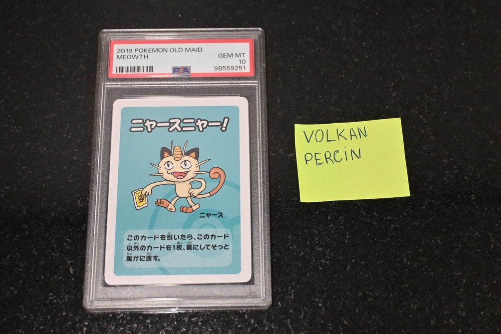 2019 POKEMON OLD MAID MEOWTH PSA 10 (Neu und originalverpackt) in Aigle ...
