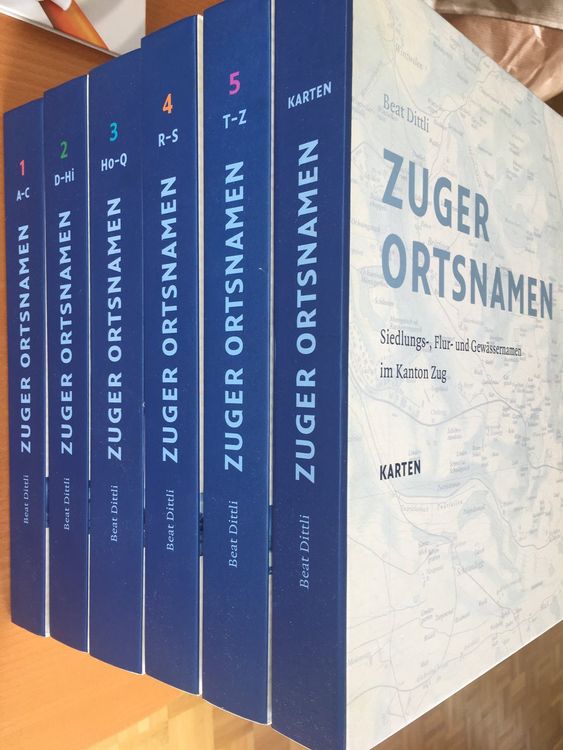 Zuger Ortsnamen Lexikon der Siedlungs- | Kaufen auf Ricardo