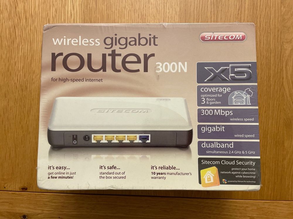 Sitecom Wireless Gigabit Router 300N (Neu und originalverpackt) in ...